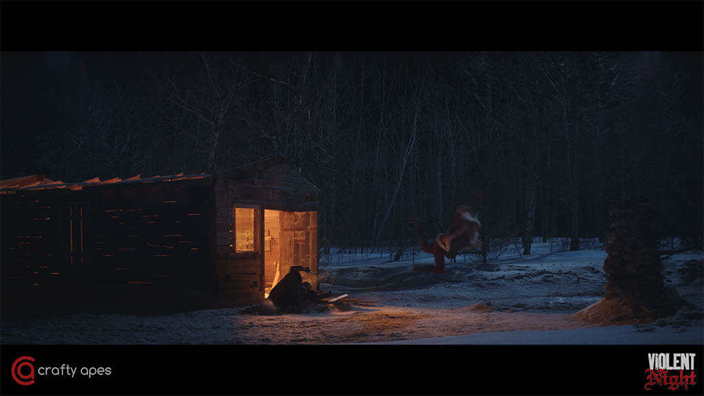 HOW CRAFTY APES DELIVERED YEAR-ROUND CHRISTMAS CHEER FOR VIOLENT NIGHT - VFX Voice