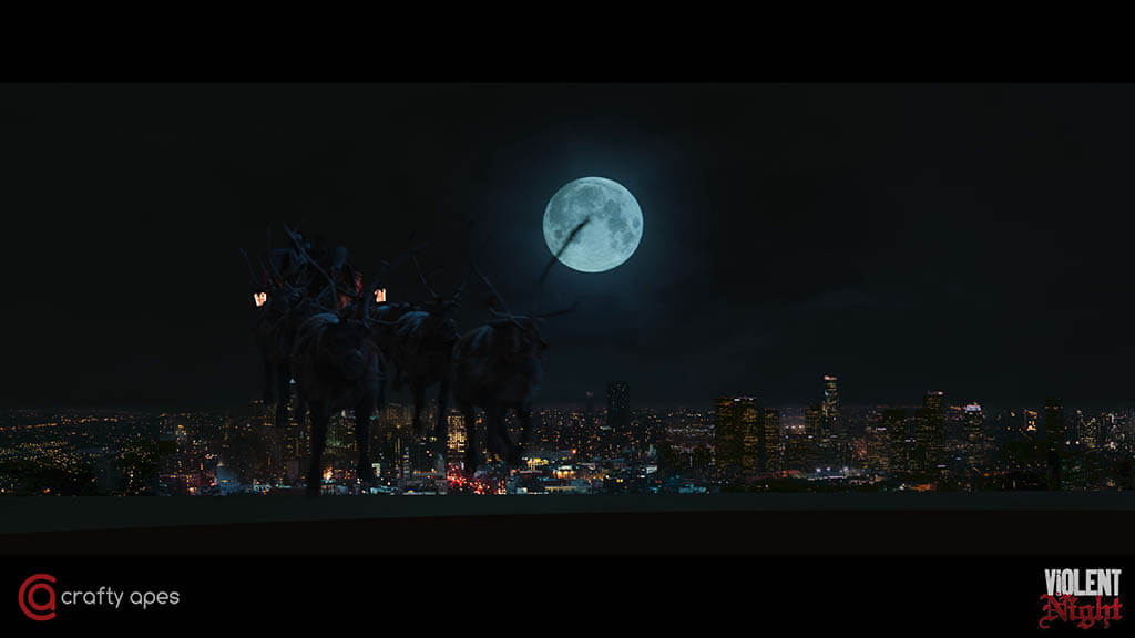 HOW CRAFTY APES DELIVERED YEAR-ROUND CHRISTMAS CHEER FOR VIOLENT NIGHT - VFX Voice